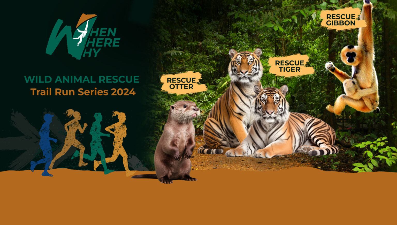 Wild Animal Rescue Trail Run Series - Episode 1: Gibbon Rescue - Go To Race